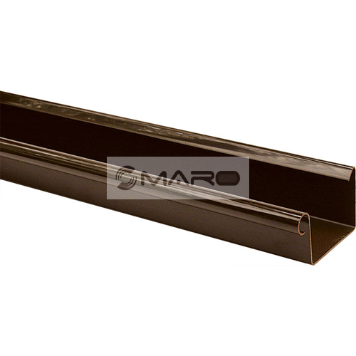 Marley Simplex Žlab okapový plastový 70 x 1000 mm, hnědý | MARO