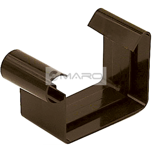 Marley Simplex Spojka okapového žlabu, plastová 70 mm, hnědá | MARO