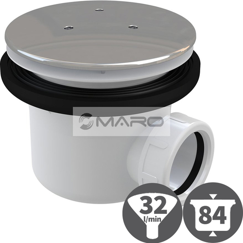 Ravak Sifon vaničkový Professional pro otvor 90 mm s kovovou krytkou ...