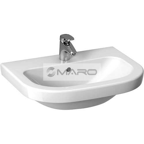 JIKA Deep Umyvadlo 60 x 45 cm s otvorem pro baterii, bílé | MARO