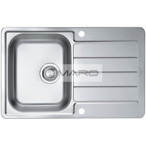 Alveus Dřez Line 80, 79 x 50 x 19 cm, Maxim, nerez | MARO
