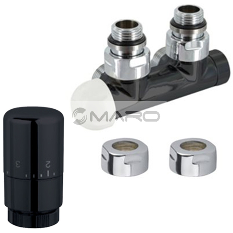 Isan SET radiátorový pro středové připojení, rohový 219L, levý, pro ...