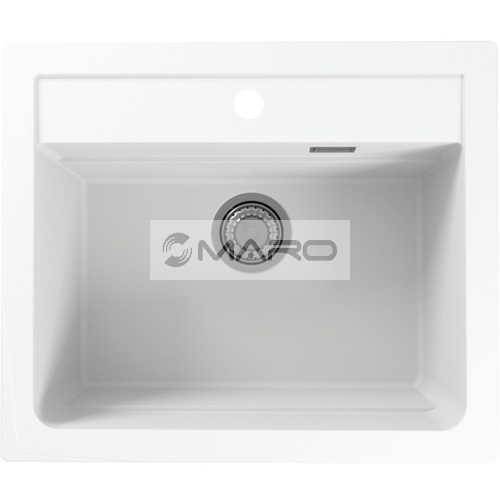 Alveus Dřez Atrox 30, 59 x 50 x 19,5 cm, granit, bílá 11 | MARO