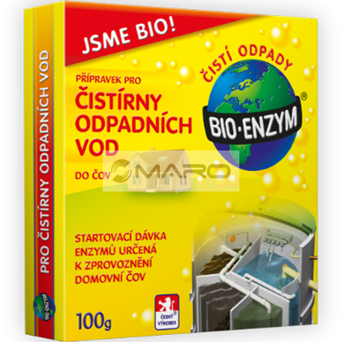 Bioenzym Přípravek DO ČISTÍREN ODPADNÍCH VOD, 100 g | MARO