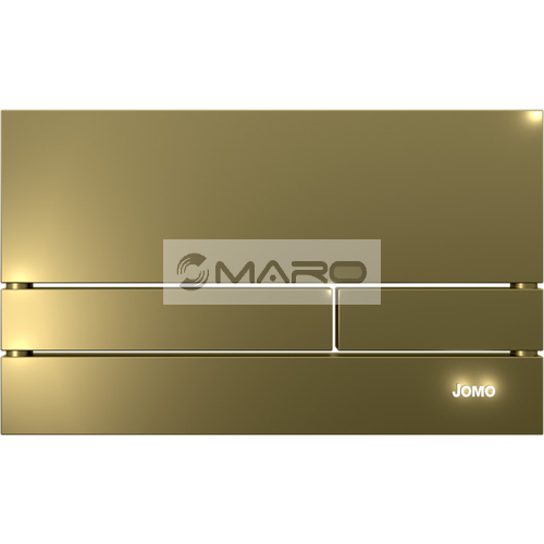 Jomo Tlačítko ovládací Exclusive 2.0, duální, pro nádrže SLK zlaté matné | MARO