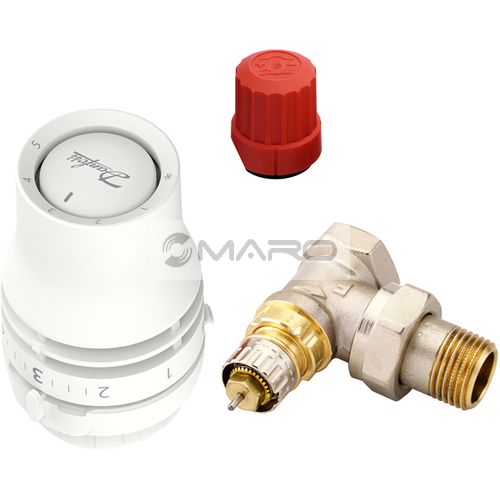 Danfoss SET radiátorový Klasik rohový RA-N 1/2" s termostatickou ...