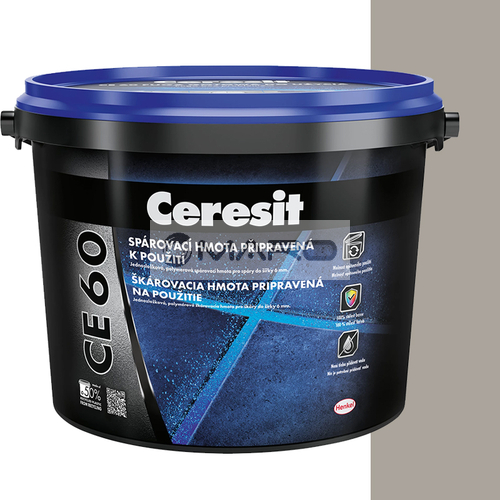 Ceresit Hmota spárovací CE 60, pro spáru do 6 mm, cementgrey, 2 kg | MARO