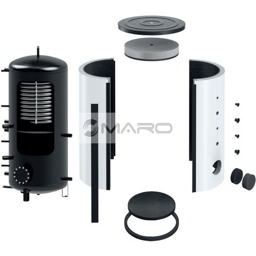 Dražice Nádrž akumulační s izolací NADO 1000/25 v11, 999 l, 1010 x 2061 ...