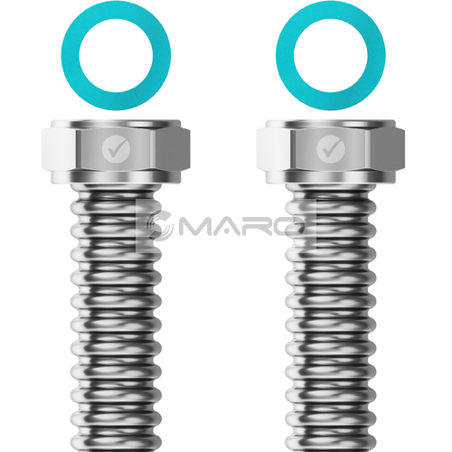 Merabell Trubka nerezová vlnovcová Ready na vodu a plyn DN20, 1" x 1 ...