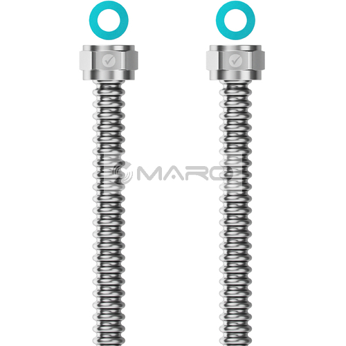 Merabell Trubka nerezová vlnovcová Ready na vodu a plyn DN 8, 3/8" x 3/ ...