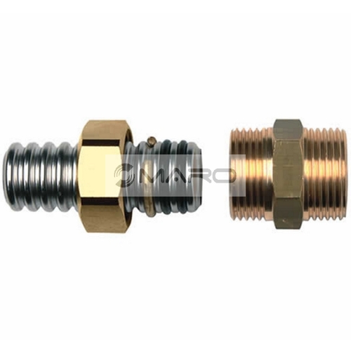 Eurotis Přechod s O-kroužky s vnějším závitem pro trubku TFG DN50, 2 1/2" pro plyn | MARO